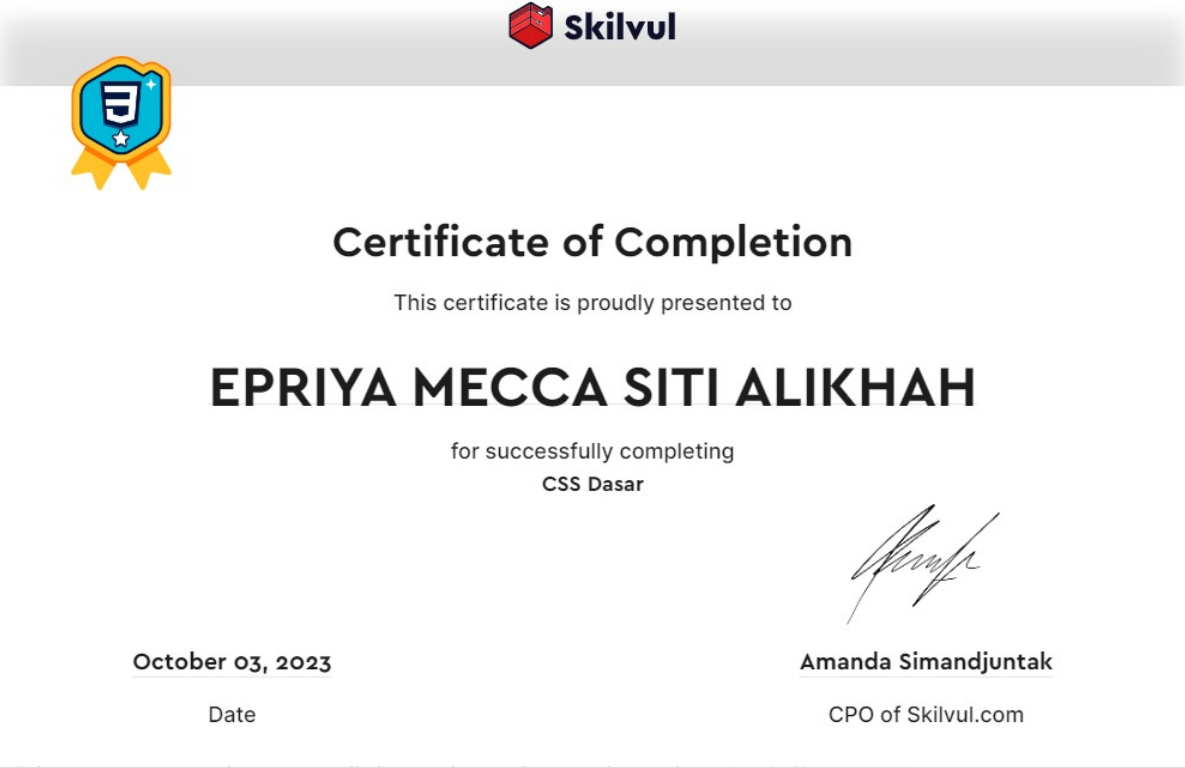 Portfolio Me | Epriya Mecca