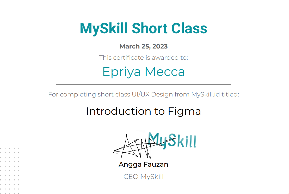 Portfolio Me | Epriya Mecca